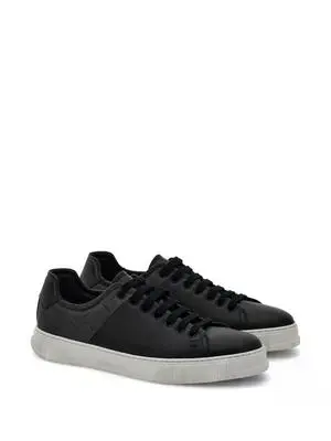 FERRAGAMO Low-top Sneakers With Monogram Jacquard