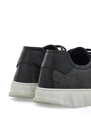 FERRAGAMO Low-top Sneakers With Monogram Jacquard