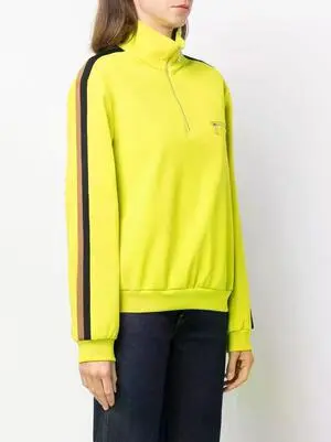 Tory Burch Side Stripe Detail Sweatshirt - Green