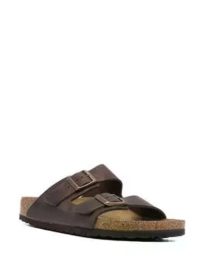 BIRKENSTOCK Arizona Leather Sandals - Brown