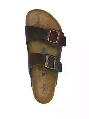 BIRKENSTOCK Arizona Leather Sandals - Brown