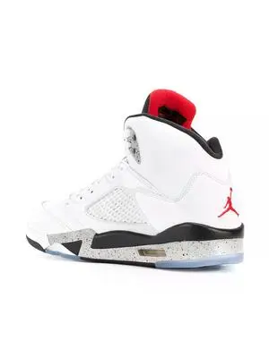 JORDAN Air 5 Retro Cement Sneakers - White