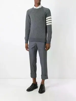 Thom Browne 4-bar Crew Neck Cashmere Jumper