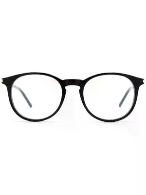 Saint Laurent Round-frame Glasses - Black
