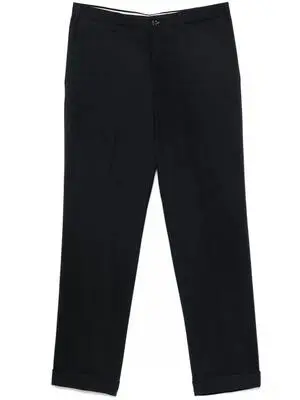 DELL'OGLIO Tapered Wool-blend Trousers
