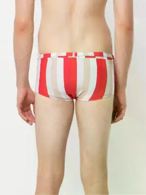 AMIR SLAMA Striped Swim Briefs