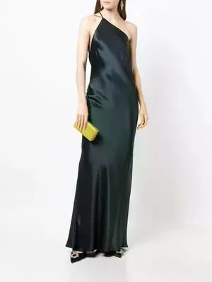 Michelle Mason Single-shoulder Maxi Dress - Blue