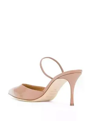 SERGIO ROSSI Godiva 75mm Pumps - Neutrals