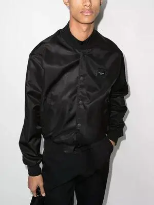 Dolce & Gabbana Logo Plaque Bomber Jacket