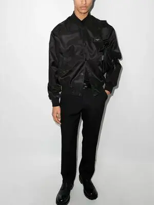 Dolce & Gabbana Logo Plaque Bomber Jacket