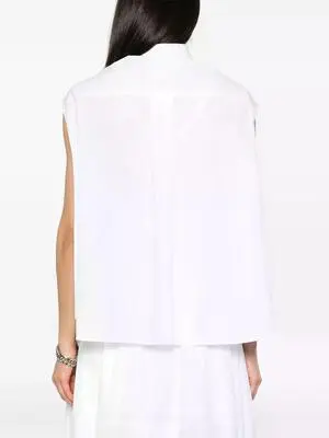 Sacai Layered-design Sleeveless Blouse