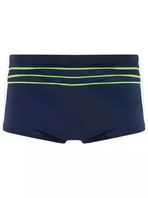 AMIR SLAMA Paneled Swim Trunks - Blue