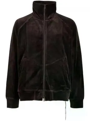 MASTERMIND WORLD Skull-embroidered Zip-up Jacket