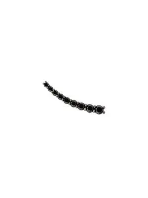 ALINKA Dasha Black Diamond Left Side Large Slider Earring - Metallic