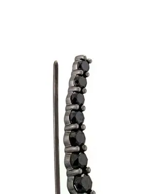 ALINKA Dasha Black Diamond Left Side Large Slider Earring