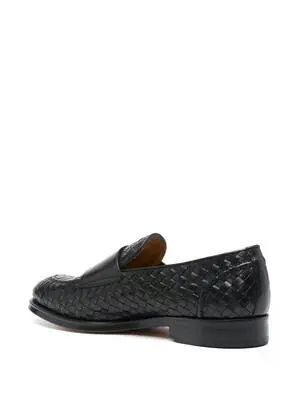 DOUCAL'S Interwoven Monk Shoes - Black
