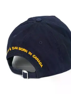 Dsquared2 Canadian Flag Baseball Cap - Blue