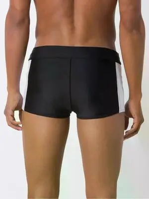 AMIR SLAMA Paneled Drawstring Swim Trunks