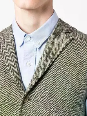 Polo Ralph Lauren Herringbone V-neck Waistcoat - Black