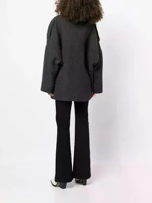 0711 TBILISI Oversized Wool-blend Shirt Jacket