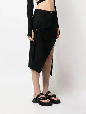 JW Anderson Asymmetric Draped Midi Skirt