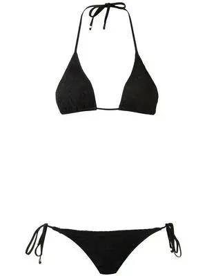 AMIR SLAMA Triangle Bikini Set - Black