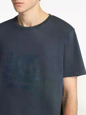 Etro Maxi-pegaso Embroidered T-shirt
