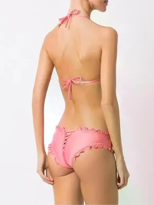 AMIR SLAMA Ruffled-trim Bikini