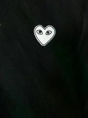 Play Comme Des Garcon Heart Logo Cardigan