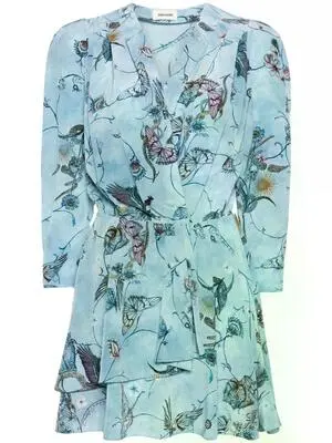 Zadig&Voltaire Rogers Silk Mini Dress