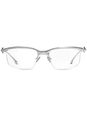 GENTLE MONSTER Kro 02 Square-frame Glasses - Silver