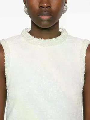 SELF-PORTRAIT Sequin-embellished Bouclé Dress