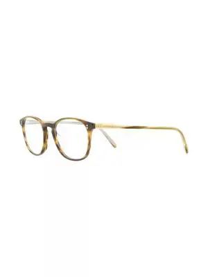 Oliver Spencer Round Frame Optical Glasses - Brown