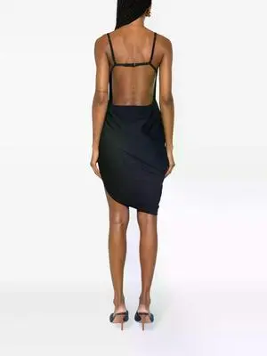 Jacquemus La Robe Saudade Draped Minidress - Blue