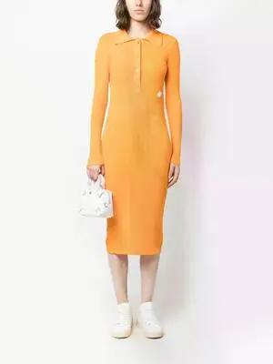 PATOU Knitted Polo Dress