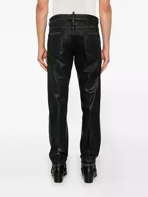 Dsquared2 Garment-dyed Straight Leg Jeans