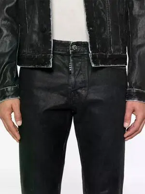 Dsquared2 Garment-dyed Straight Leg Jeans