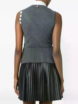 Thom Browne Crew-neck Cashmere Gilet