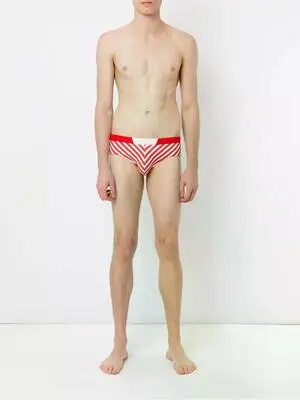 AMIR SLAMA Striped Swim Briefs
