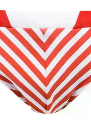 AMIR SLAMA Striped Swim Briefs