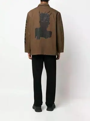 Études Studio Graphic-print Denim Jacket
