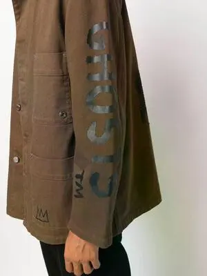 Études Studio Graphic-print Denim Jacket