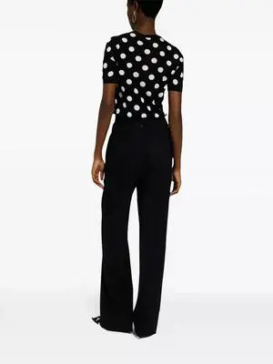 Dolce & Gabbana Twill Flared Trousers