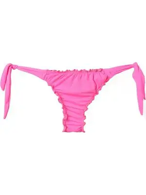 AMIR SLAMA Ruffled Trim Bikini Bottom - Pink