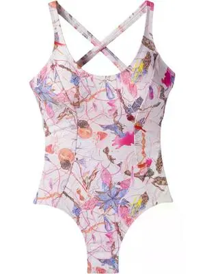 AMIR SLAMA 8665 Aquarelado One Piece - Pink