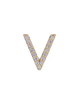 ALINKA 18kt Gold Id Diamond Stud Earring - Metallic