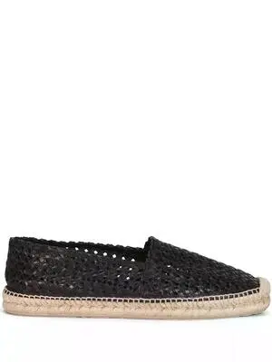 Dolce & Gabbana Woven Leather Espadrilles