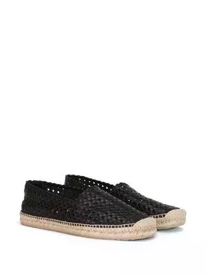 Dolce & Gabbana Woven Leather Espadrilles