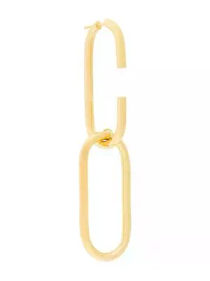 MARIA BLACK Oval Link Earring - Metallic