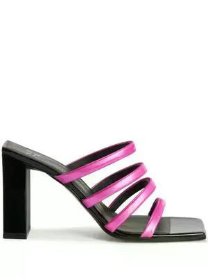 GIUSEPPE ZANOTTI 85mm Shangay Mules - Black